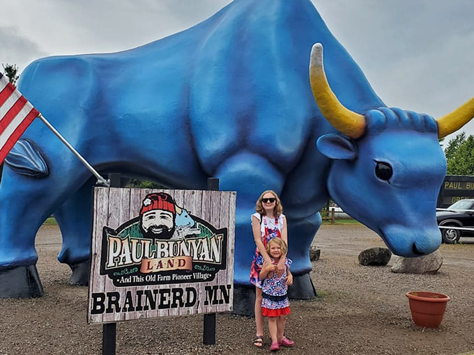 This towering blue Paul Bunyan statue has been amazing families for generations. Size definitely matters in Brainerd!