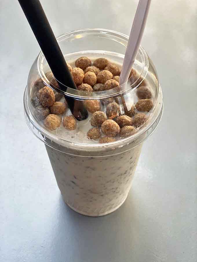 Cereal in a drink? This Cocoa Puffs milkshake transforms breakfast into a sippable delight that'll have you questioning why you ever used a spoon.