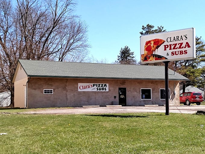 Clara's Pizza & Subs keeps it simple on the outside, focusing all its creative energy on the flavor explosions happening in the kitchen.