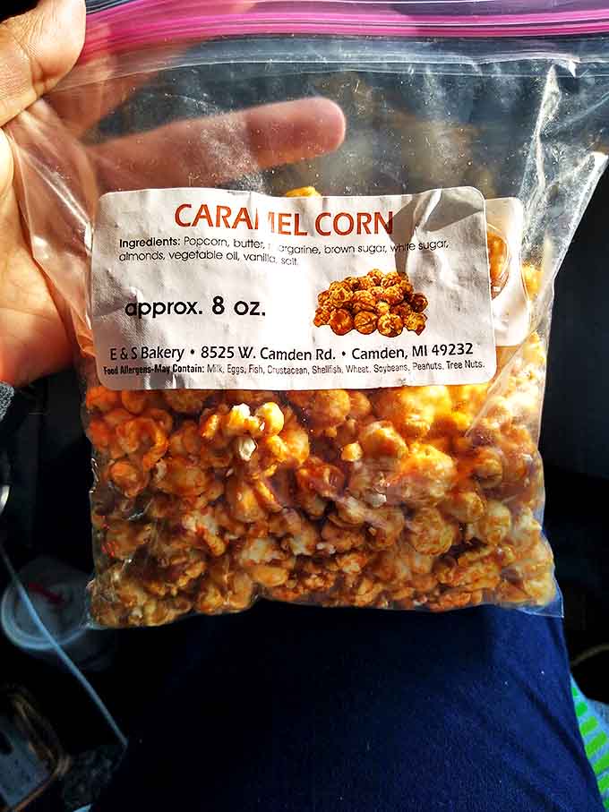 Caramel corn that ruins you for all other versions. Sweet, buttery coating with just enough crunch – resistance is futile.