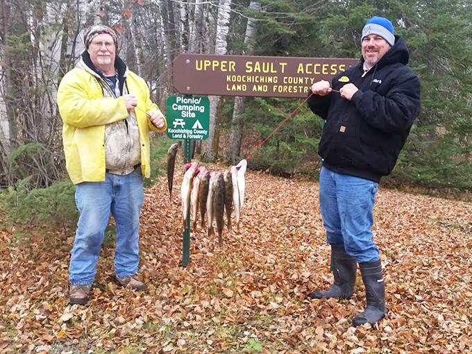 Successful anglers show off their Rainy River bounty &ndash; proof that sometimes the best fishing spots aren't the ones everyone talks about.
