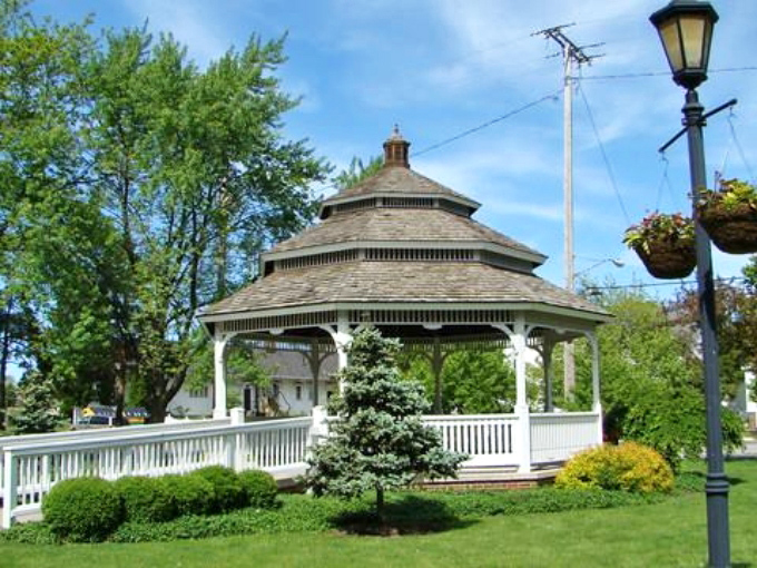 The town gazebo stands ready for summer concerts, impromptu proposals, and those moments when you just need to sit somewhere pretty.