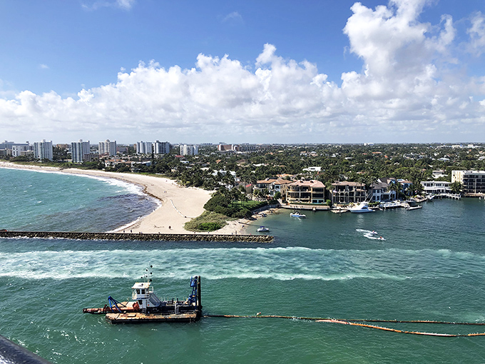 From this bird's-eye view, the inlet reveals itself as nature's perfect highway&mdash;connecting the protected Intracoastal to the wild Atlantic beyond.