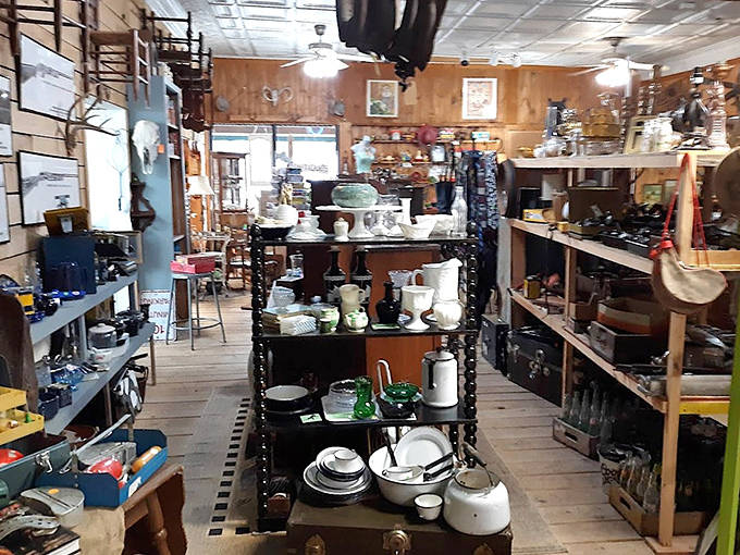Step inside and prepare for sensory overload &ndash; every shelf, corner, and cranny of this antique wonderland holds potential treasures waiting to be discovered.