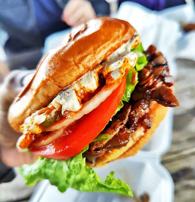 Jake's Hot Mess lives up to its name&mdash;gloriously untidy and worth every napkin you'll need afterward.