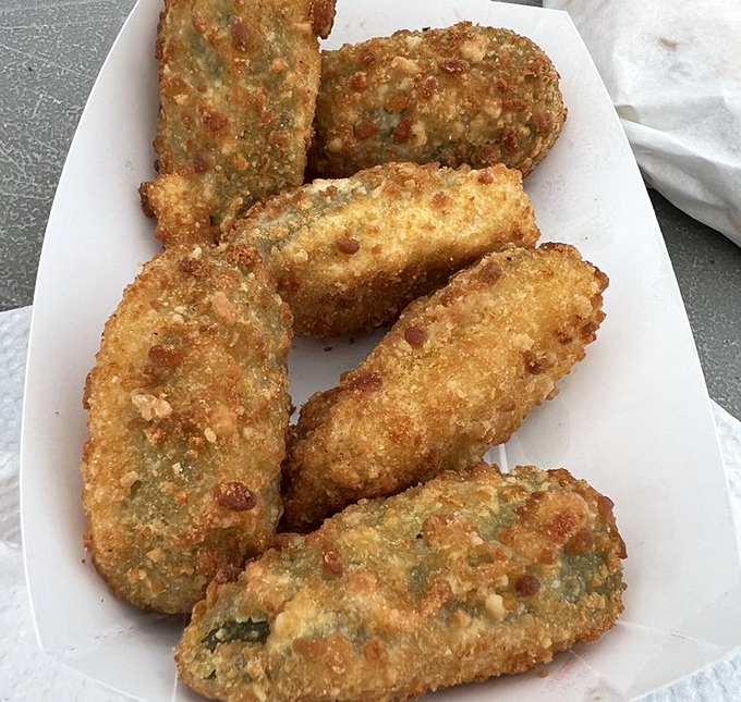 Jalape&ntilde;o Poppers Crispy on the outside, molten and spicy within &ndash; these poppers don't just wake up your taste buds, they throw them a party.