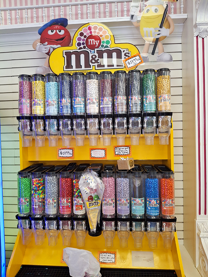 M&M paradise with colors you didn't know existed. Remember when there were just plain and peanut? Those were simpler times.