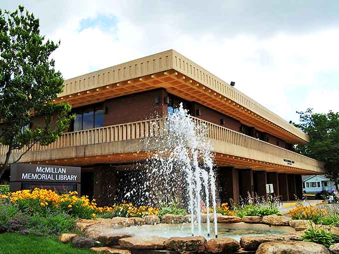 McMillan Memorial Library's modern architecture makes reading feel contemporary, where books and community programs thrive under one beautiful roof.