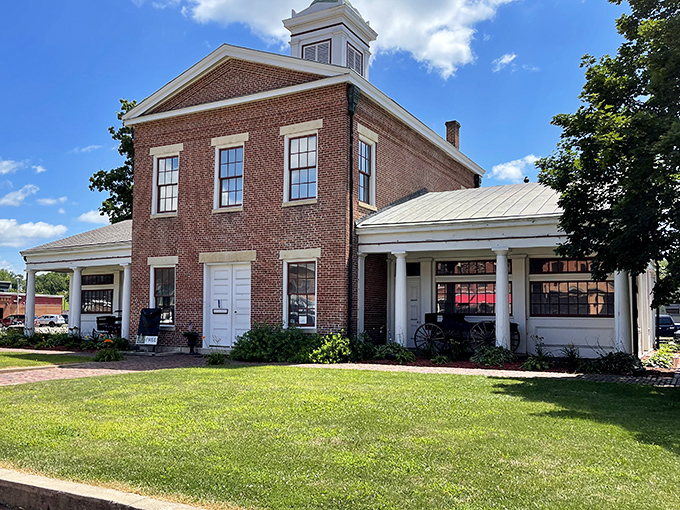 Old Market House: This Greek Revival structure once housed bustling market stalls and now preserves the economic history of 19th-century Galena.