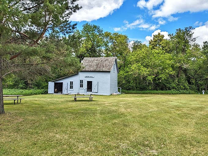 A stone observation tower rises from the landscape, offering panoramic views that'll make your Instagram followers green with envy.