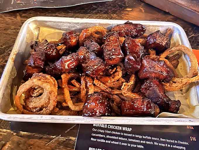 Pork belly burnt ends &ndash; those glistening, caramelized cubes of heaven &ndash; combine the best aspects of bacon and brisket in each bite.