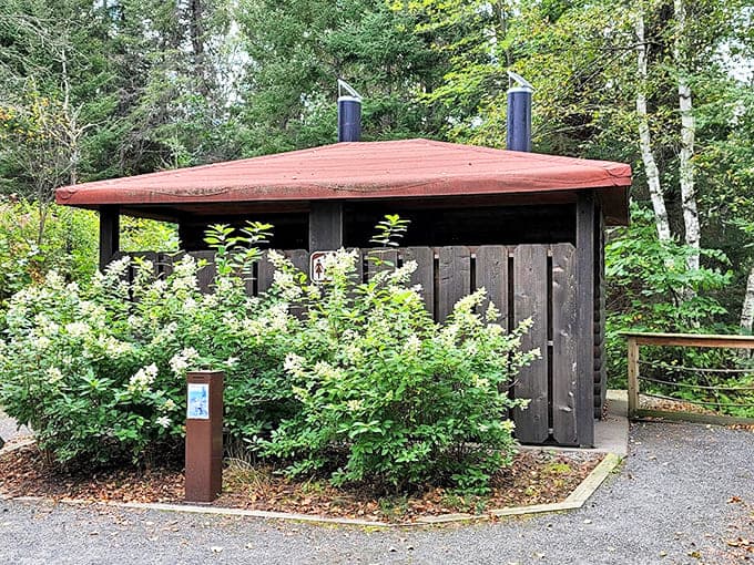 The restroom facilities feature murals celebrating local charm, proving that even practical necessities can be delightful in small-town Wisconsin.