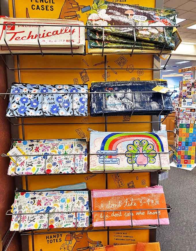 Whimsical pencil cases proclaiming "I Am Magical" and "I Don't Like 5 AM" &ndash; because book lovers need somewhere to store their reading accessories.