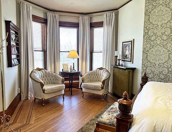 A perfect nook for contemplating life's mysteries or just enjoying your morning coffee without a single notification interrupting your thoughts.