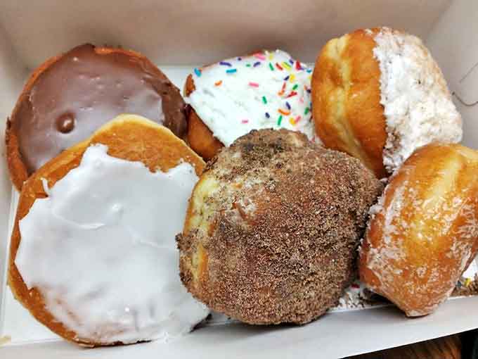 These aren't just donuts; they're edible joy bombs waiting to explode with flavor &ndash; each one handcrafted to trigger instant happiness.