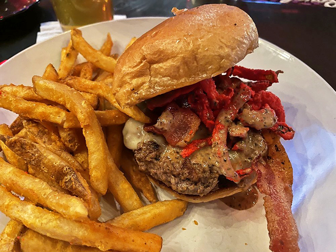 A burger that would make Frankenstein proud &ndash; monstrous in size, expertly crafted, and guaranteed to bring your appetite back from the dead.