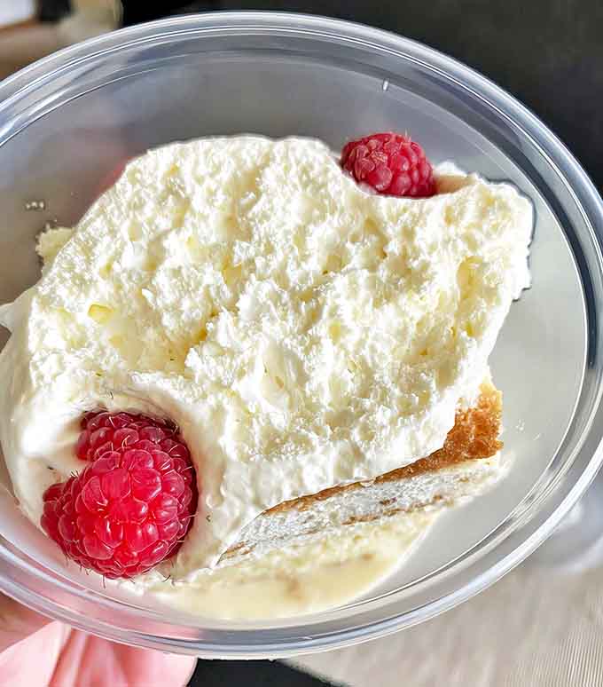 The Tres Leches cake floats like a sweet cloud on your plate, topped with fresh raspberries. One bite and you'll understand why it's a DelSur favorite.