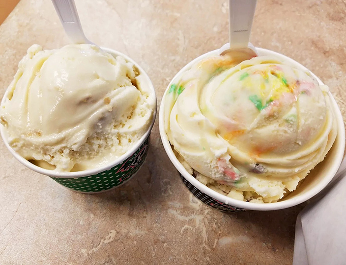 Creamy perfection in its purest form &ndash; these scoops showcase the farm-fresh quality that makes Kelley's ice cream legendary.