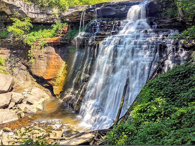 Brandywine Falls: Nature's shower system with better water pressure than most hotels. The perfect backdrop for pretending you're in a shampoo commercial.