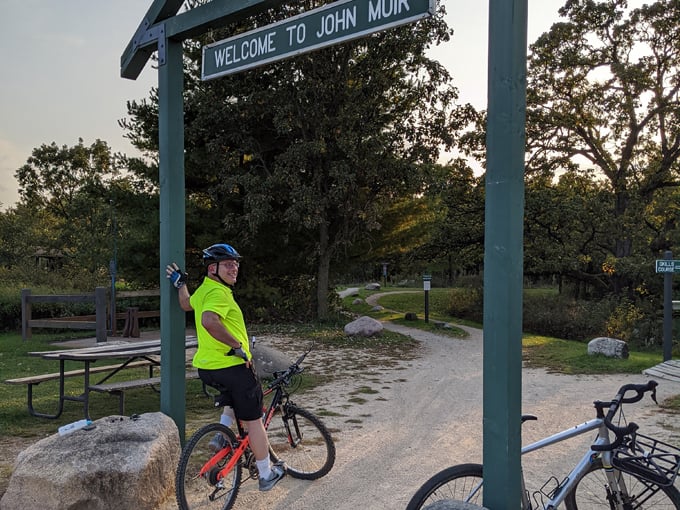 Adventure awaits at the John Muir trailhead, where cyclists discover Wisconsin's natural playground one pedal stroke at a time.