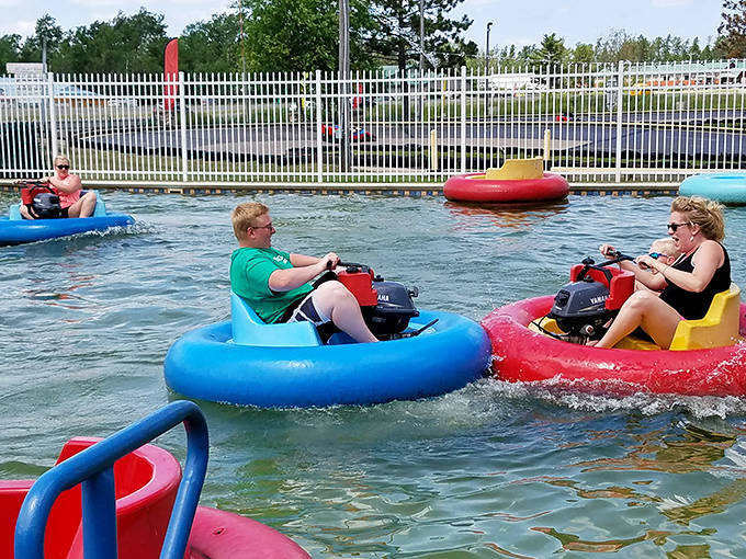 Splash battles and nautical showdowns &ndash; these bumper boats combine the joy of bumper cars with the refreshing surprise of water warfare.