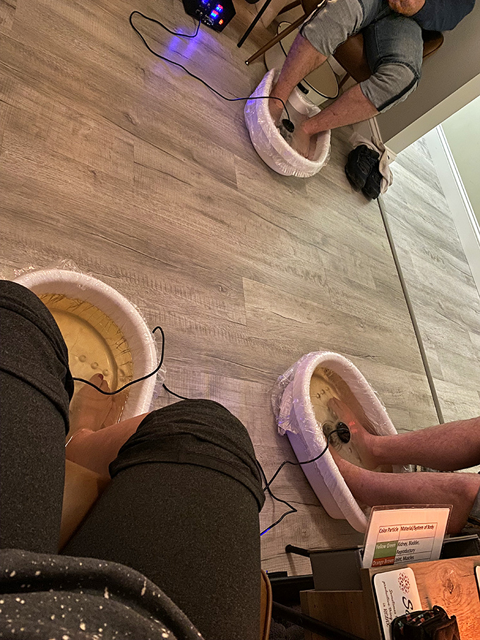 These aren't ordinary foot baths &ndash; they're detoxifying ionic experiences that might make you reconsider your relationship with your neglected feet.