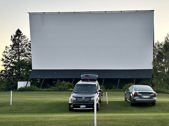 The perfect front-row view awaits early birds who know the secret to drive-in success: location, location, location!