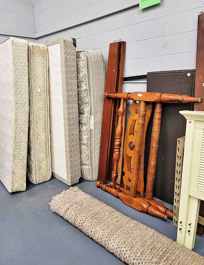 Mattresses and bed frames standing at attention &ndash; because sweet dreams shouldn't require emptying your savings account.