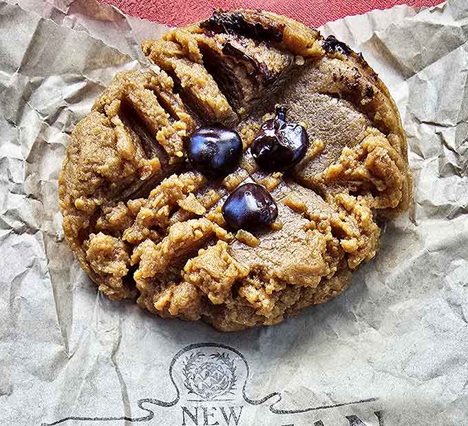 This oatmeal cookie studded with blueberries somehow makes you feel virtuous and indulgent simultaneously &ndash; a philosophical conundrum solved through excellent baking.