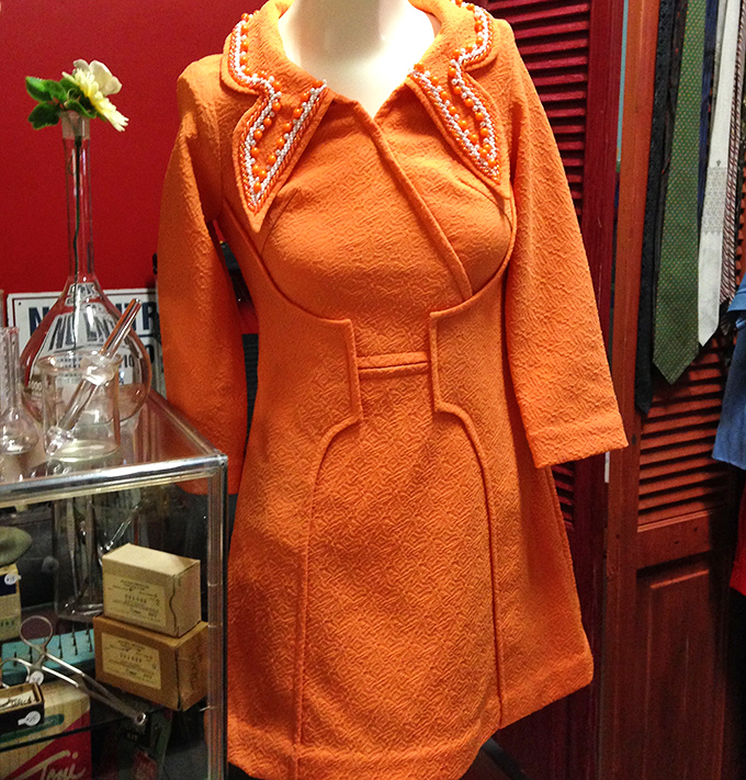 This tangerine dream coat doesn't just make a statement &ndash; it delivers an entire monologue about bold fashion choices and the confidence to rock them.