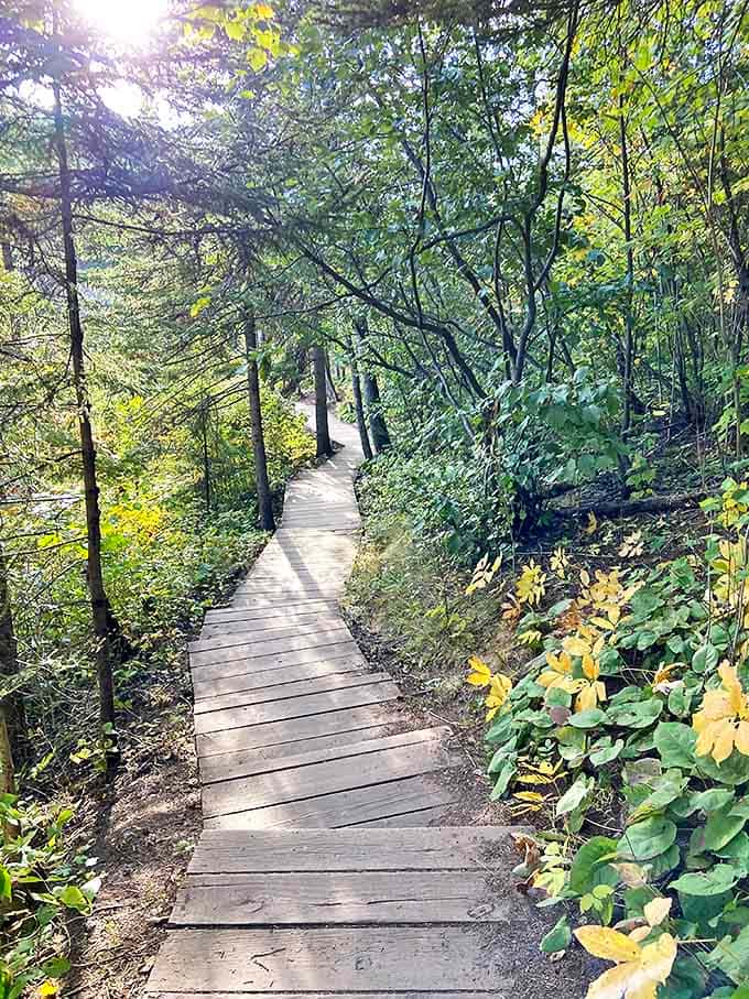 These stairs don't just lead to a waterfall&mdash;they're a stairway to nature's version of a standing ovation, complete with thunderous applause.