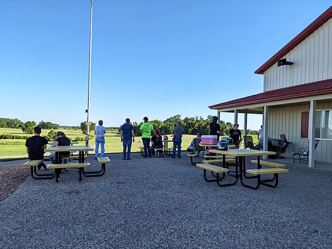 Between adrenaline-fueled sessions, the picnic area offers a perfect spot to catch your breath and plan racing strategy.