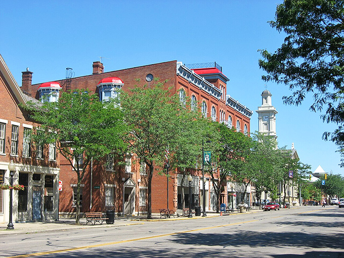 Chillicothe's impressive brick buildings line the main street, where over two centuries of history stand preserved in architectural splendor.