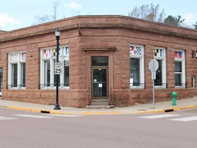 The Bayfield Artists Guild occupies a historic brownstone building where creativity flows as steadily as the nearby waters of Lake Superior.