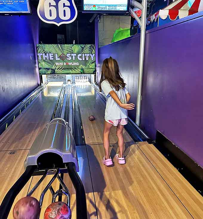 Mini-bowling delivers maximum fun without those awkward rental shoes &ndash; perfect for when you want to feel like a giant in a tiny alley.