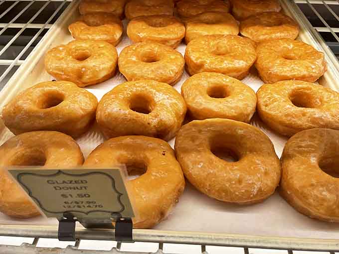 These glazed donuts are so perfectly golden and shiny, they could double as edible jewelry for carb enthusiasts everywhere.