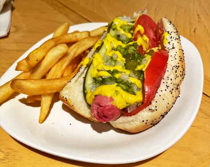 This loaded Chicago dog proves that sometimes, more is more &ndash; especially when "more" includes sport peppers and celery salt.