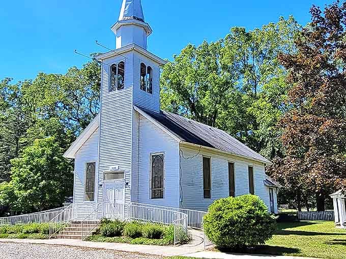 This pristine white church isn't just Instagram-worthy &ndash; it's been the heart of community life since before "community" became a buzzword.