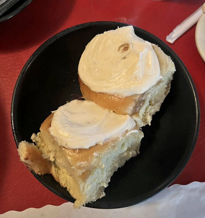 Warm cinnamon rolls that glisten with frosting &ndash; the kind of dessert that makes you close your eyes in silent appreciation.