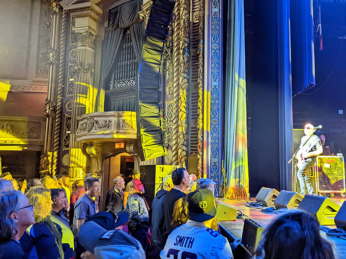 From this angle, you can almost feel the electricity in the air as the crowd anticipates the start of another unforgettable show.