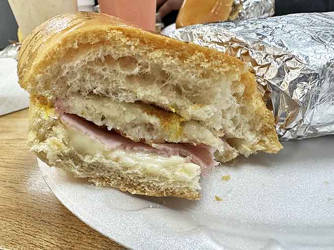 This sandwich isn't messing around &ndash; substantial enough to satisfy, yet balanced enough that you'll be plotting your next visit before finishing.