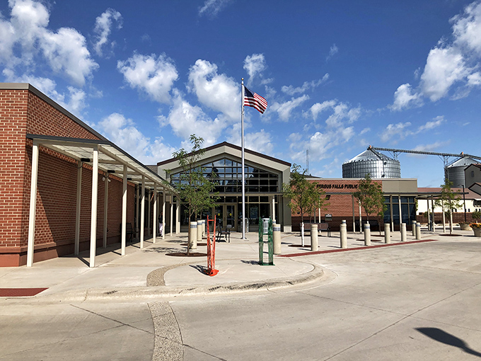 The Fergus Falls Public Library stands as both architectural achievement and community hub where curious minds gather.