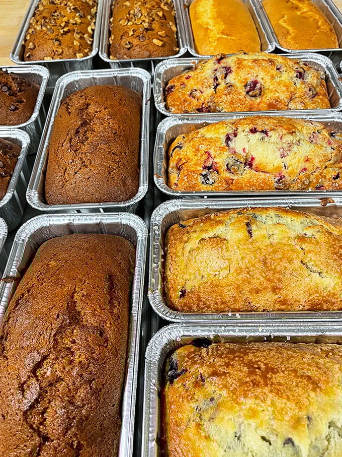 Loaves of freshly baked bread waiting for their forever homes &ndash; adoption rates are understandably high.
