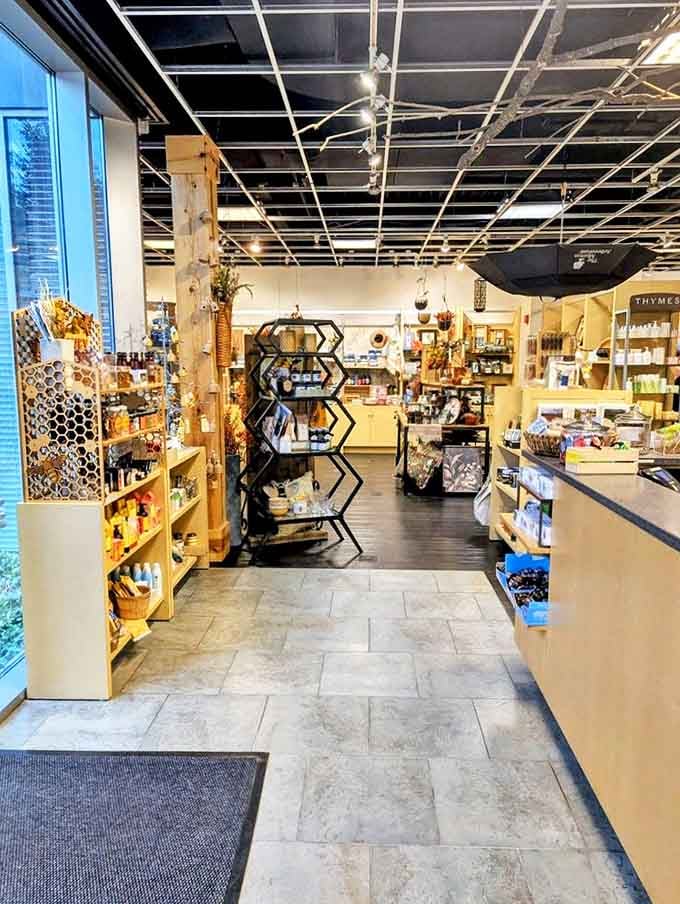 The gift shop stocks thoughtful items that won't end up in next year's garage sale, unlike most tourist trap merchandise.