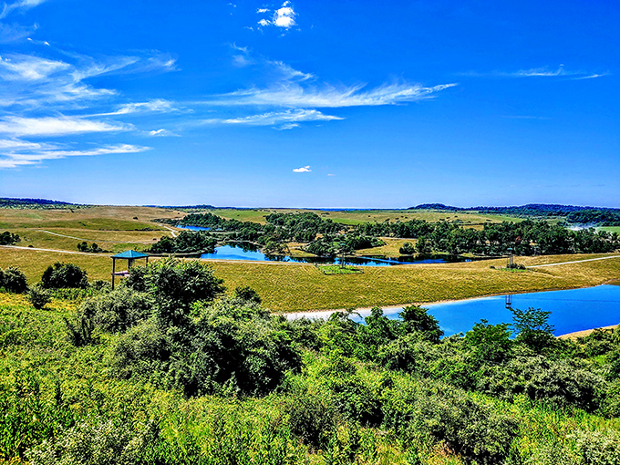 A patchwork of lakes, grasslands, and forests creates a stunning mosaic that proves Ohio can do dramatic landscapes with the best of them.