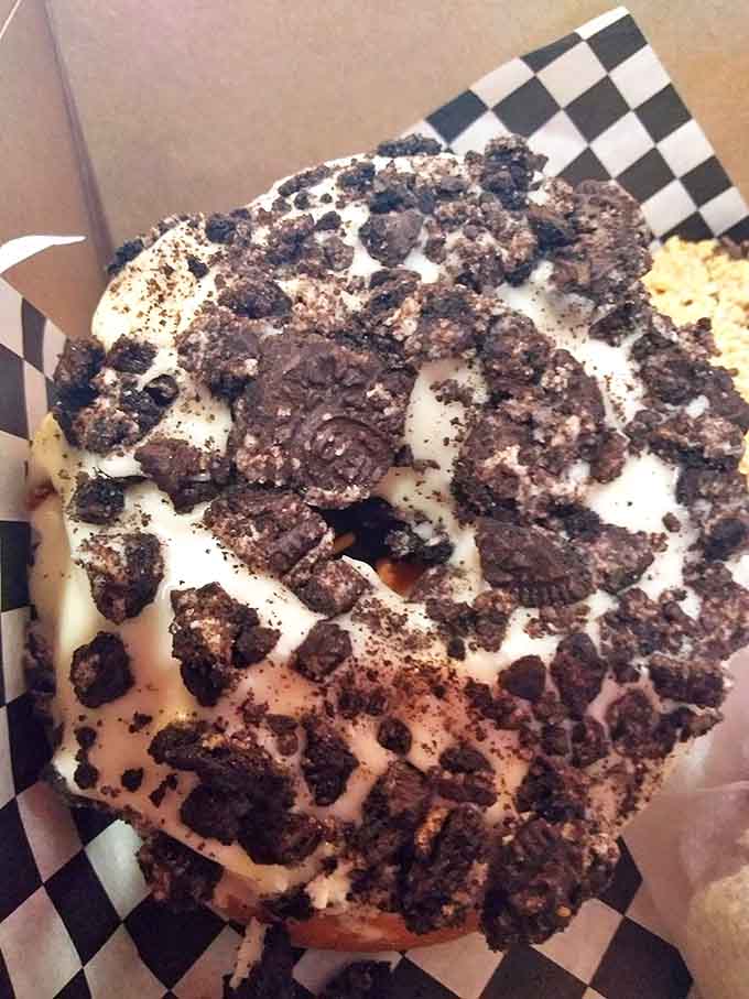 Cookies and cream reimagined &ndash; this Oreo-topped creation is what would happen if your childhood favorite grew up and got sophisticated.