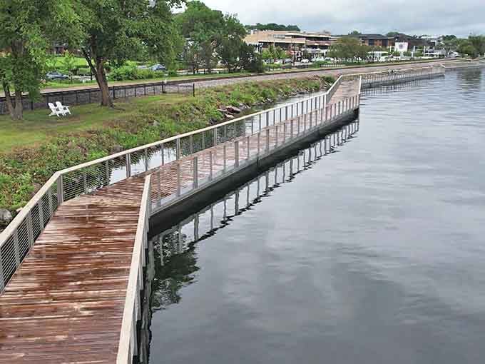 The Panoway Lakewalk lets you stroll above the water without performing biblical miracles, offering views that make smartphone cameras work overtime.