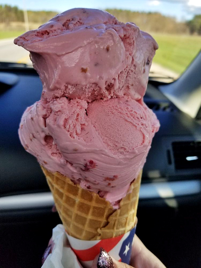 That strawberry scoop isn't just pink – it's summer sunshine and childhood memories transformed into creamy, frozen perfection.