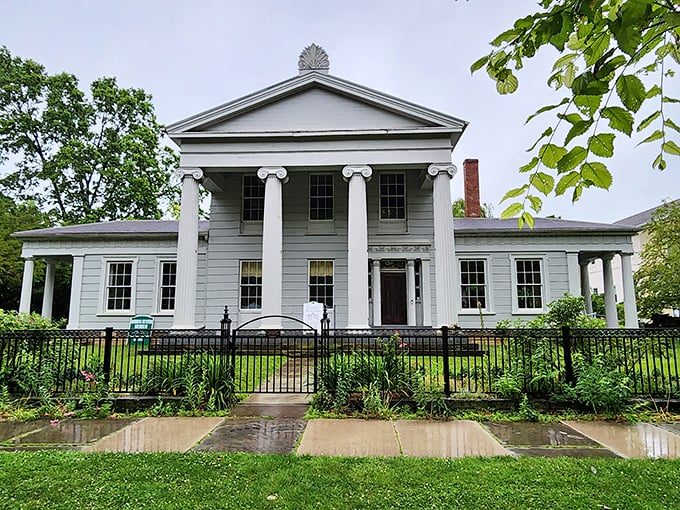 The Robbins Hunter Museum's classic Greek Revival columns and meticulous gardens transport visitors to a more elegant era of American architecture.