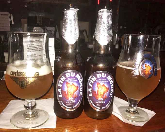 La Fin Du Monde beer &ndash; "The End of the World" &ndash; seems appropriately dramatic for a place where musical worlds collide nightly.